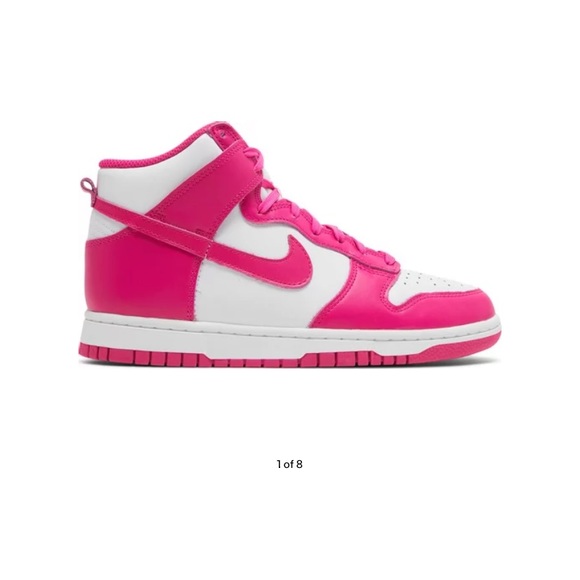 Shoes | Nike Dunk High Pink Prime | Poshmark